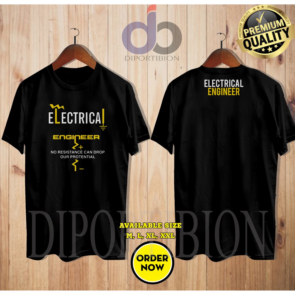 Jual KAOS TEKNIK ELECTRICAL ENGINEER / ELECTRICAL ENGINEER NO RISTANCE ...