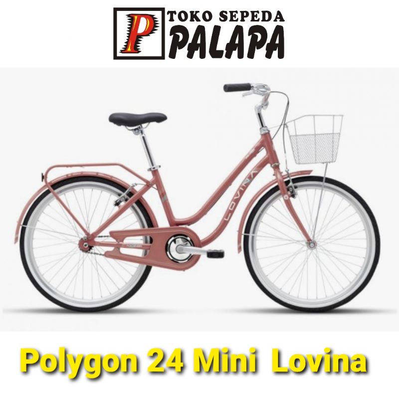 Jual CTB 24 POLYGON LOVINA City Bike Sepeda Keranjang | Shopee Indonesia
