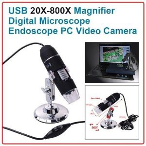 Jual TE071 XCSource 20X 800X 8LED 3D Zoom Digital USB Microscope PC ...