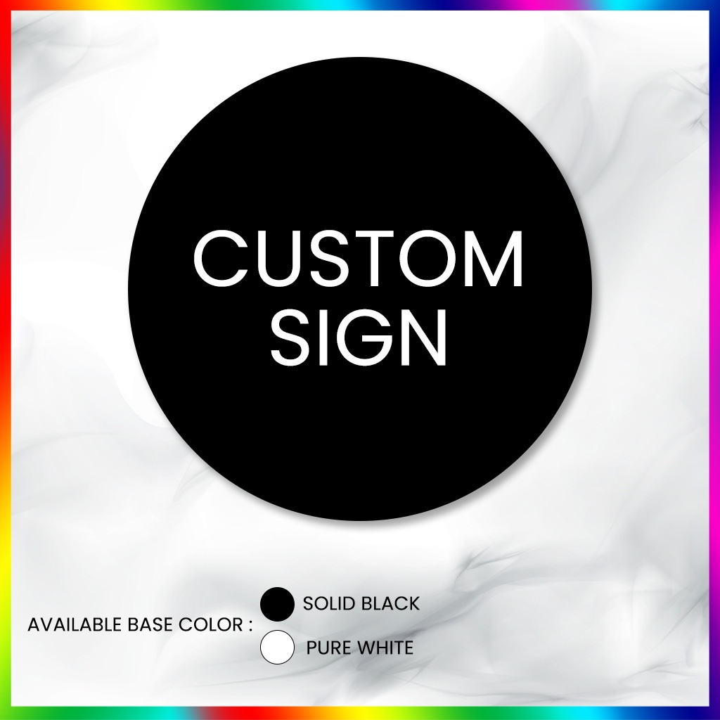 Jual Signage Board Papan Nama Ruangan Tulisan Print/Timbul Acrylic ...