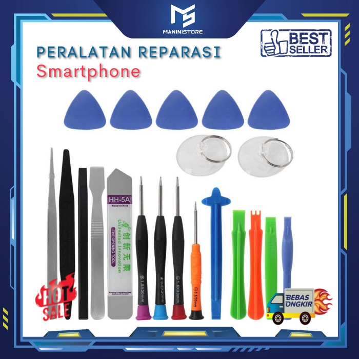 Jual Obeng Alat Service Reparasi Bongkar HP Smartphone Tools Set ...