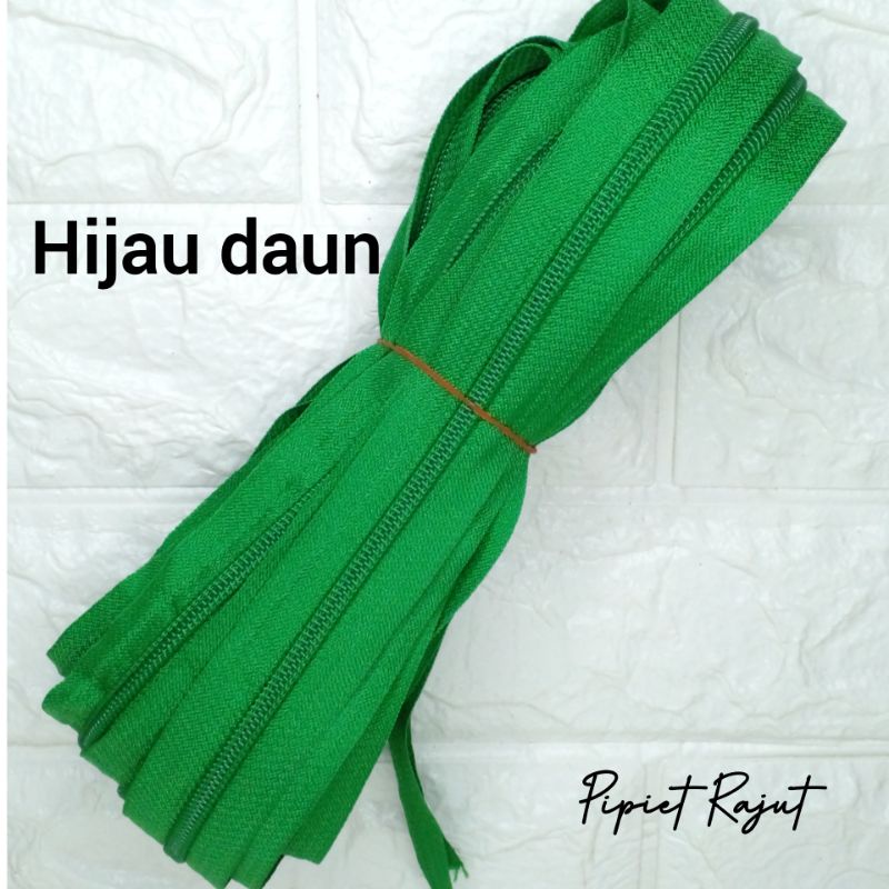 Jual Daun Resleting No 5 || Resleting Meteran Gigi Plastik | Shopee Indonesia