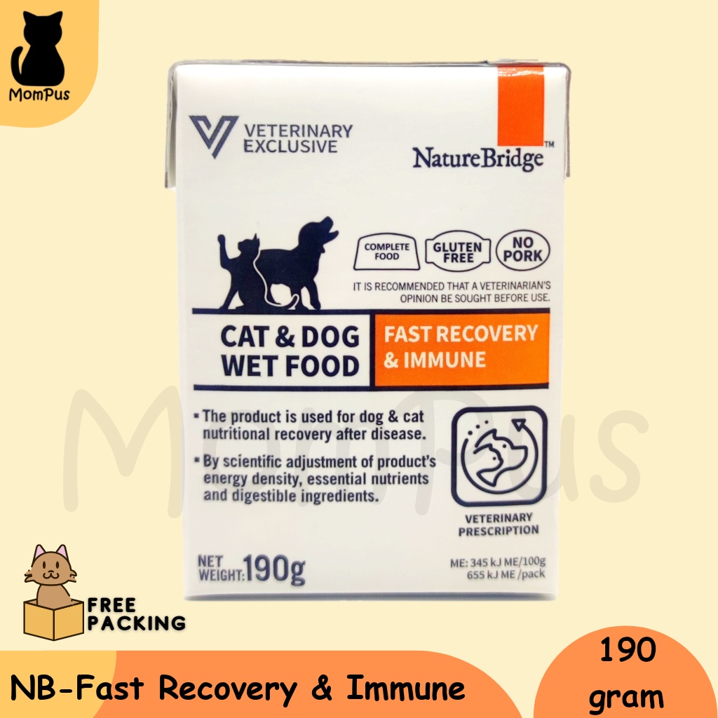 Jual Nature Bridge Vet Fast Recovery & Immune 190gr Makanan Terapuetik ...