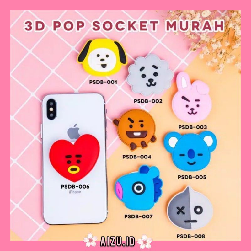 Jual Popsocket BT21 / Griptok BT21 /Popsocket HP BT21 / Docking HP BT21 ...