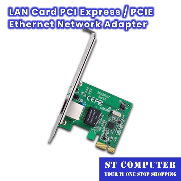 Jual LAN Card PCI Express / PCIE Ethernet Network Adapter | Shopee ...