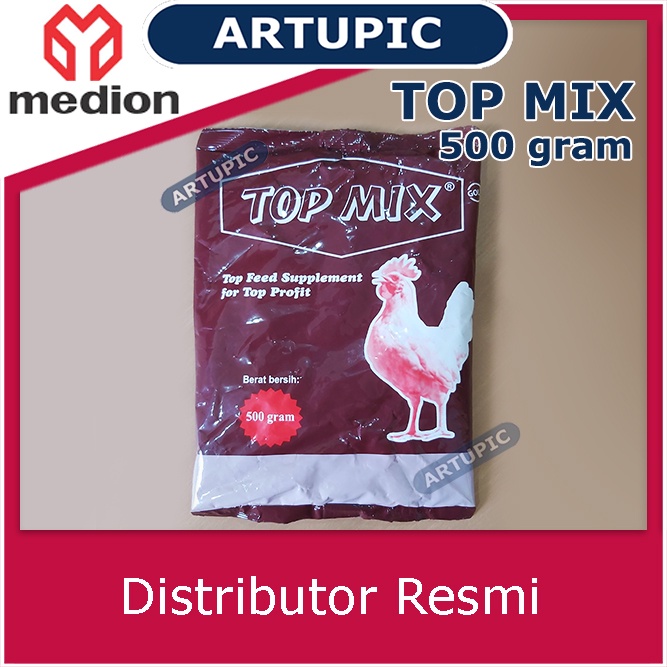 Jual Top Mix 500 gram Topmix Tambahan pakan ayam penggemuk meningkatkan ...