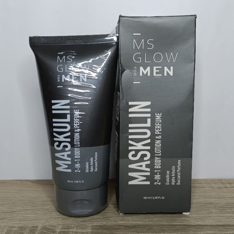 Jual MS Glow Men Maskulin 2 In 1 Body Lotion Parfume MsGlow For Men ...
