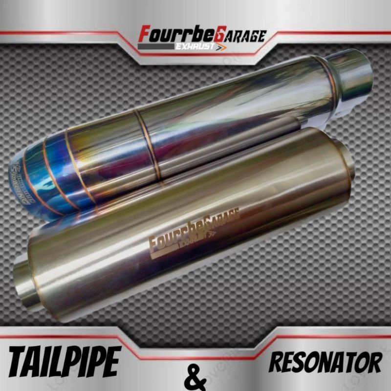 Jual Knalpot Mobil Tailpipe +Resonator Diesel Solar/Bensin Innova ...