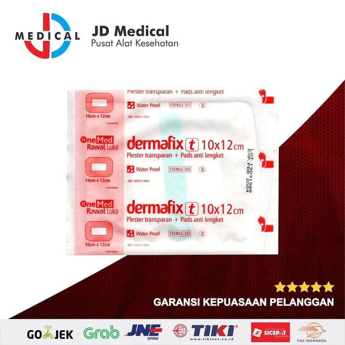 Jual Dermafix T 10 x 12 cm SATUAN / Plester luka bukan Hansaplast ...