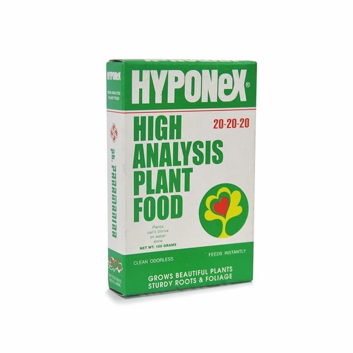 Jual Pupuk Hyponex Hijau Untuk Daun 20-20-20 Kemasan 100gr | Shopee Indonesia