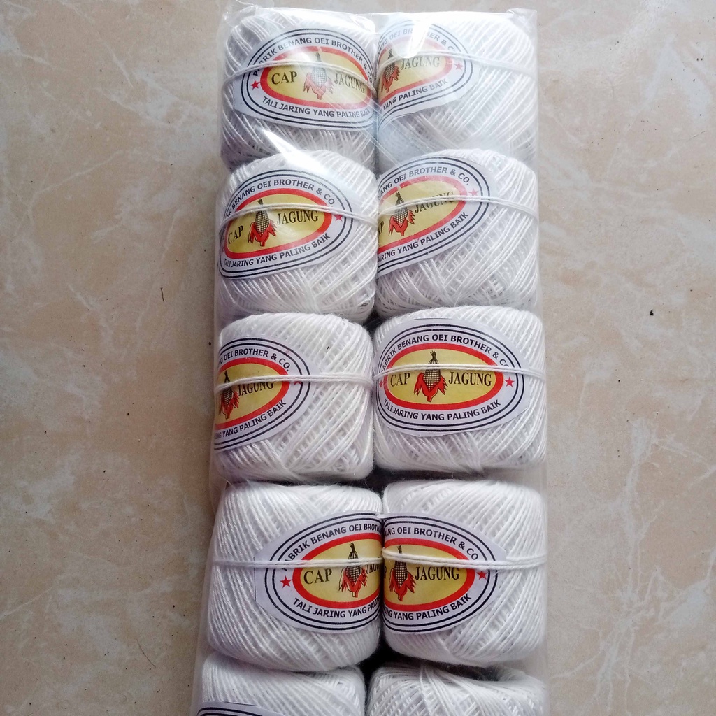 Jual Tali Benang Cap Jagung - Benang Bangunan - Benang Kasur Asli ...