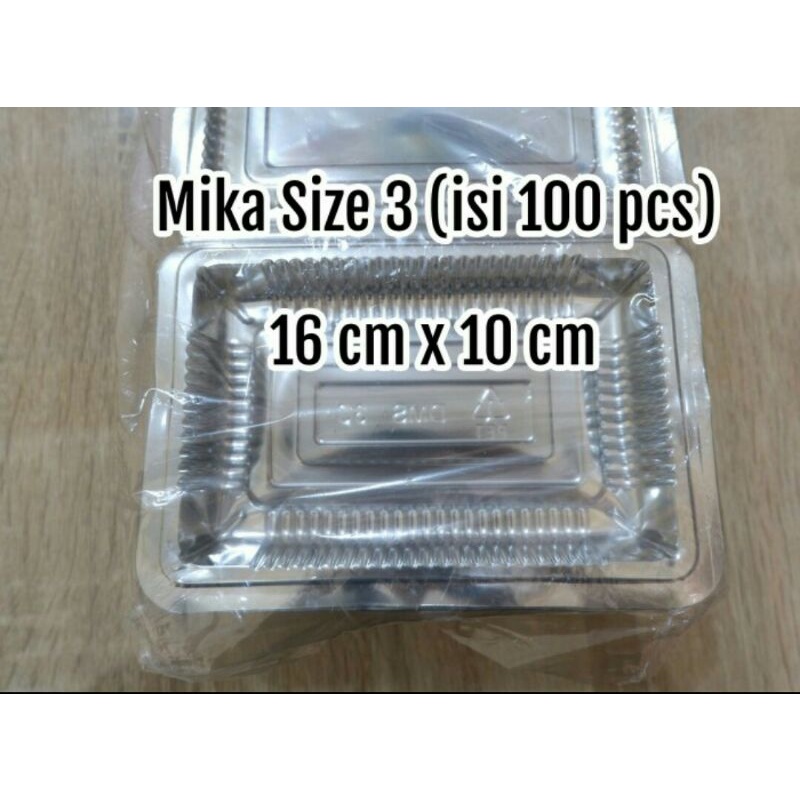 Jual Mika Plastik/ Mika Nasi Kuning/ Mika Makanan/ Mika Kota Kue Ukuran ...