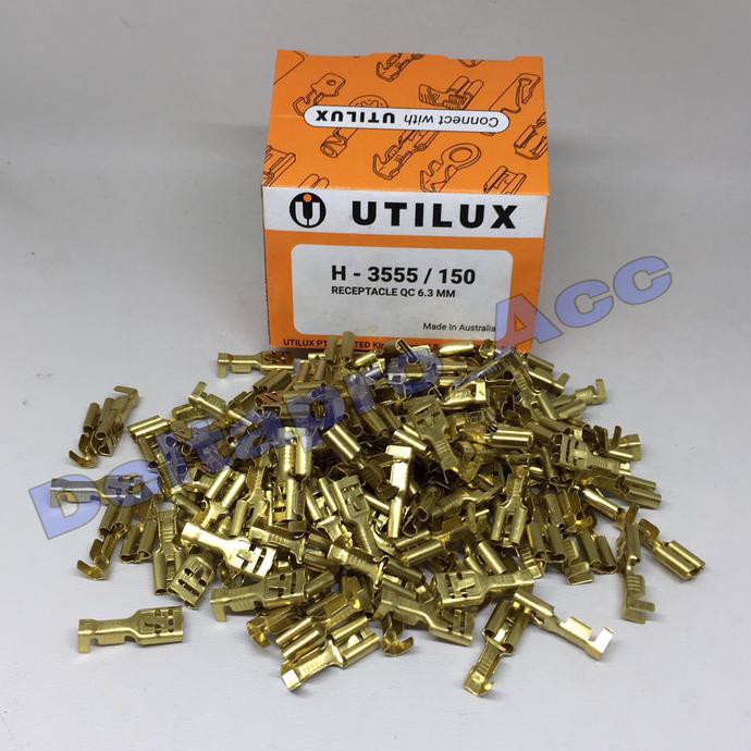 Jual Terminal Utilux Female Skun Utilux Terminal Gepeng Terminal Cewe ...