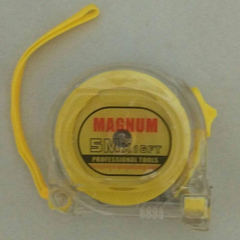 Jual Meteran magnum 5m, meteran transparan 5m magnum. | Shopee Indonesia