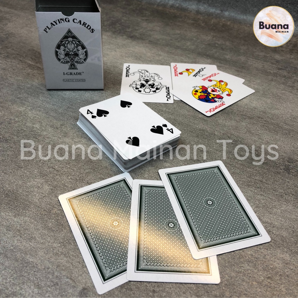 Jual BOARD GAME KARTU REMI I-GRADE 727 PLAYING CARDS MAINAN ANAK CARD ...