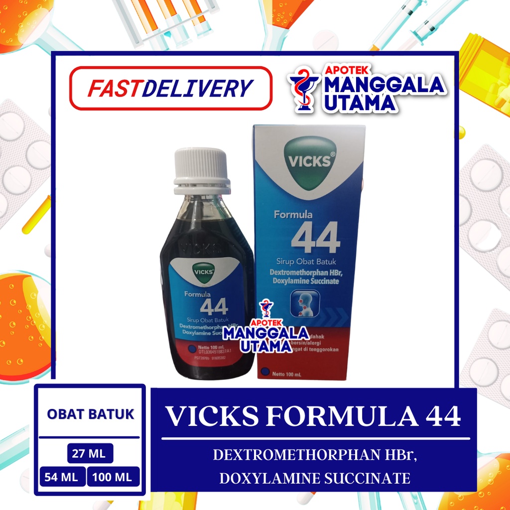 Jual VICKS FORMULA 44 DEWASA | Shopee Indonesia