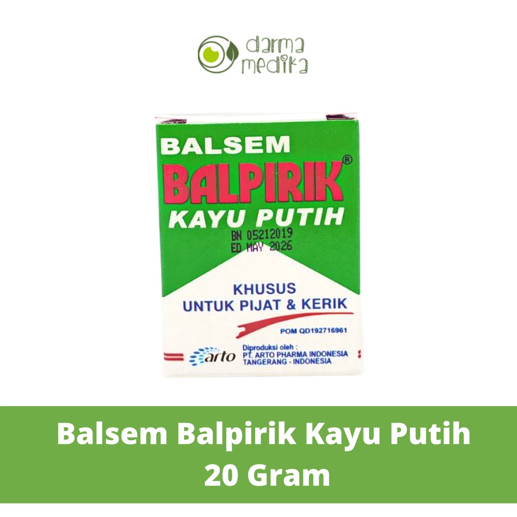 Jual Balpirik Balsem Kayu Putih 20 gram 20gram | Shopee Indonesia