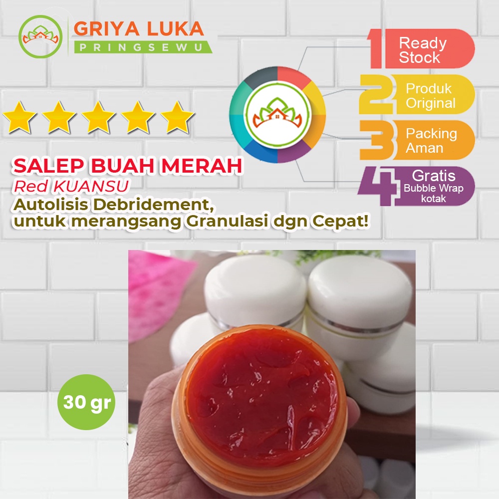 Jual SALEP BUAH MERAH untuk luka diabetes dan LUKA KRONIS | Shopee ...