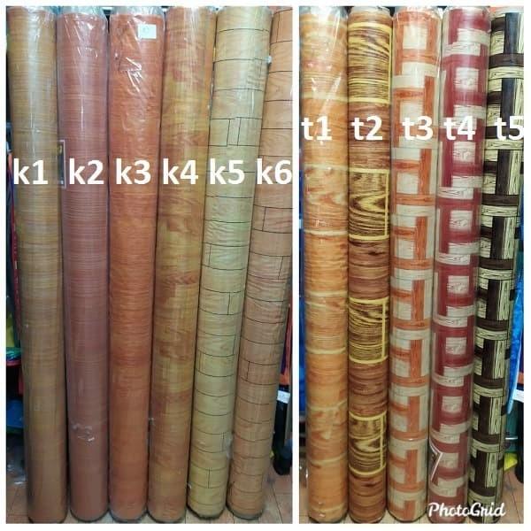 Jual Karpet Lantai Plastik Vinyl Pvc Roll Dan Alas Meja 086 | Shopee ...