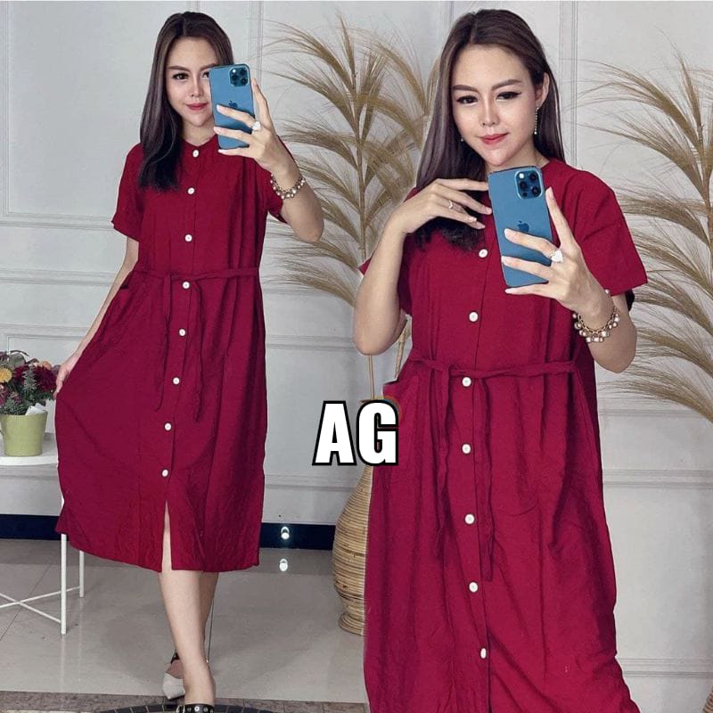 Jual Daster Andin Jumbo Terbaru Rayon Kancing Aktif LD 120 cm (Bisa COD ...