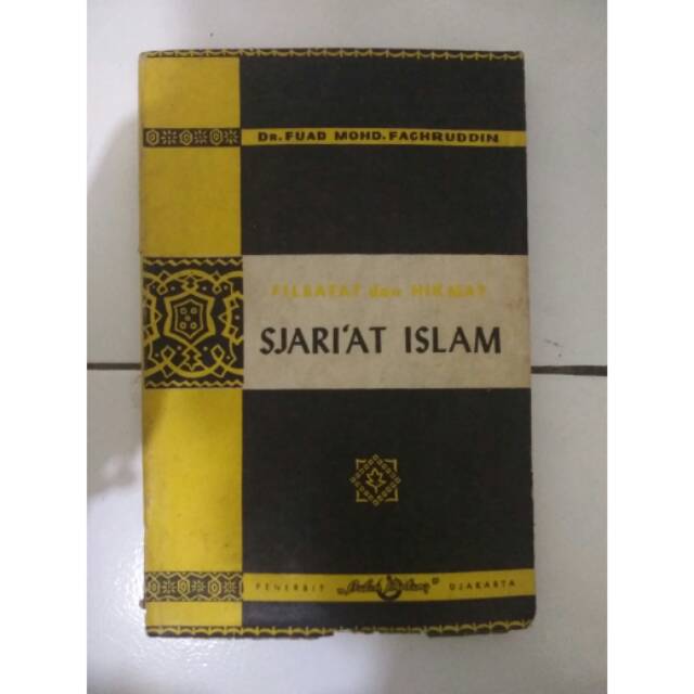 Jual FILSAFAT DAN HIKMAT SJARI'AT ISLAM. | Shopee Indonesia