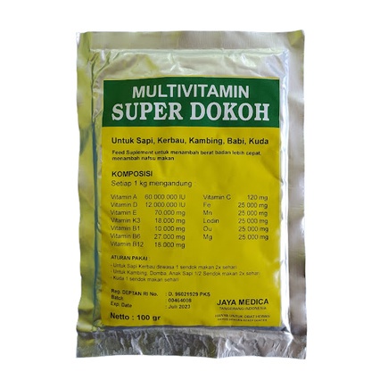 Jual OBAT MULTIVITAMIN SUPER DOKOH PENGGEMUK DAN PENAMBAH NAFSU MAKAN ...