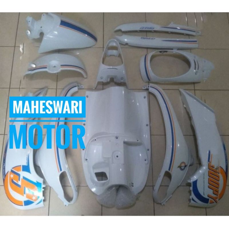 Jual Full Cover Body Halus Honda Scoopy Fi 2013 2016 Putih plus ...