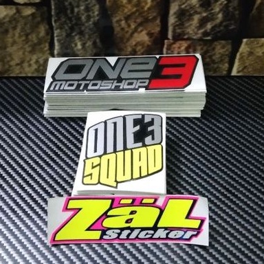 Jual STICKER ONE3 SQUAD STICKER CUTTING | Shopee Indonesia