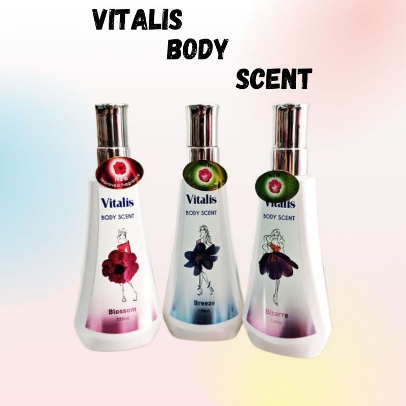 Jual ok_ngeng (ORI) VITALIS Body Scent Spray 120ml || Parfum Semprot ...