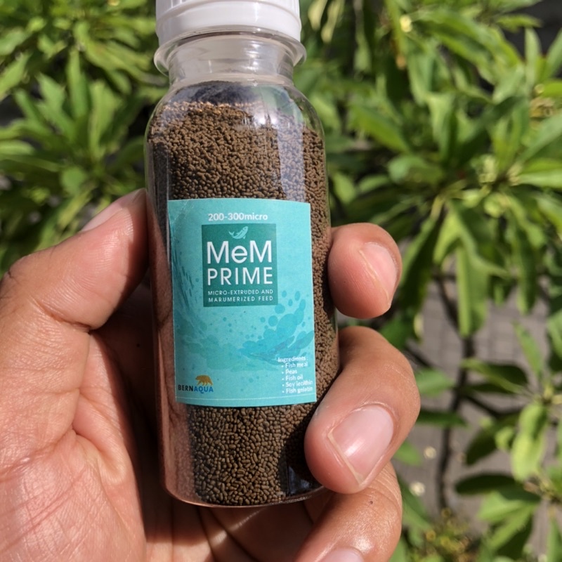 Jual PELET MEM PRIME 300-500 MIKRO 50 GRAM PELLET PAKAN MAKANAN IKAN ...