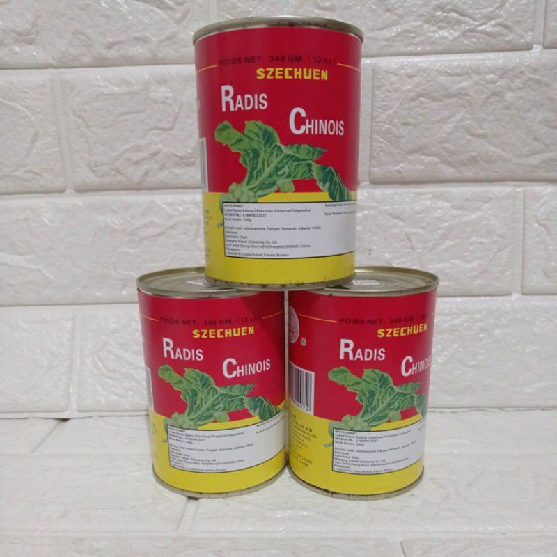 Jual Sayuran kaleng /szechuen/radis chinois 340g | Shopee Indonesia