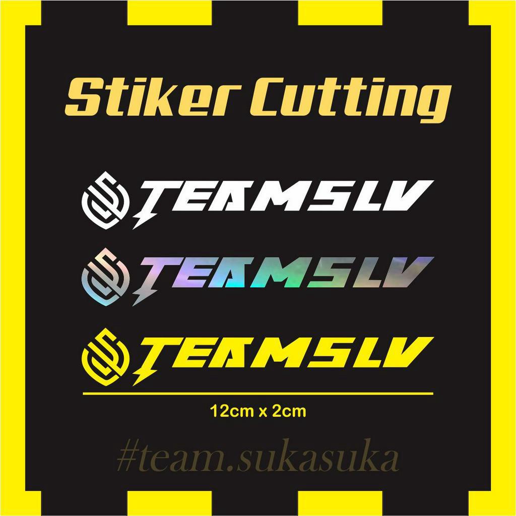Jual Stiker Logo TEAMSLV (1 warna) - Cutting Sticker Viral v.1 | Shopee ...