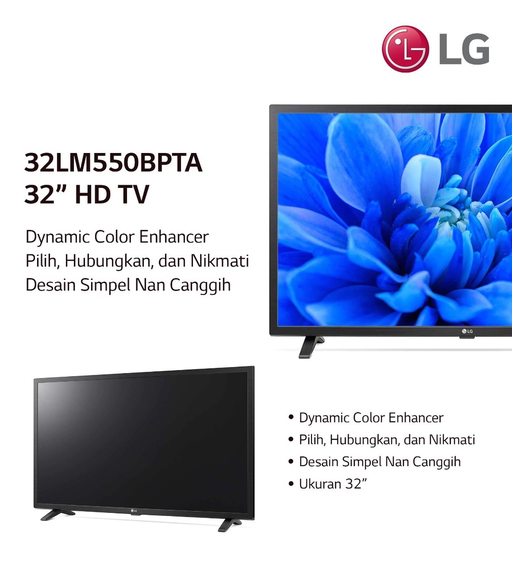 Jual LG Televisi HD 32 - HD TV - Dynamic Color Enhancer USB Movie ...