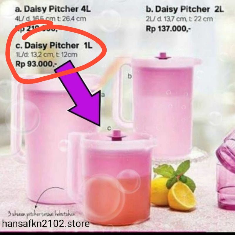 Jual Pitcher 1 Liter | Shopee Indonesia