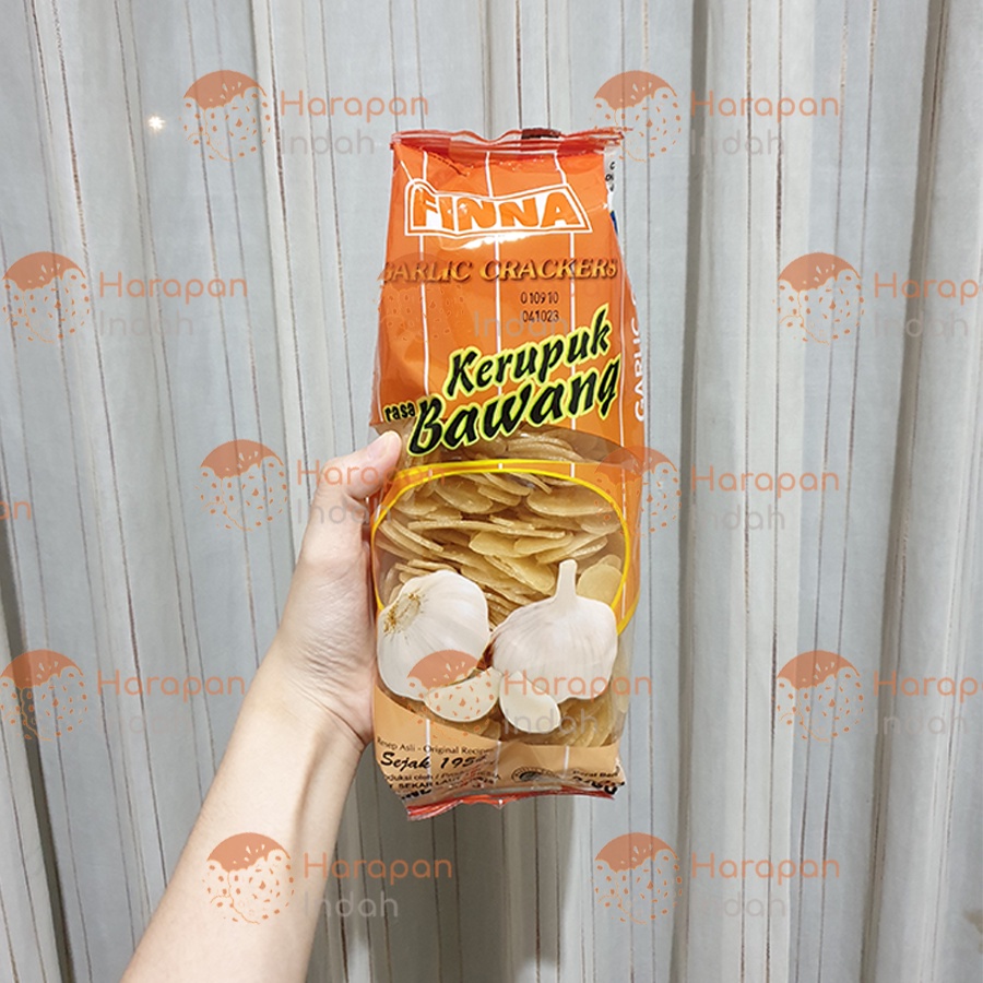 Jual FINNA KERUPUK RASA BAWANG (Garlic Crackers) 380g / Kerupuk Bawang ...
