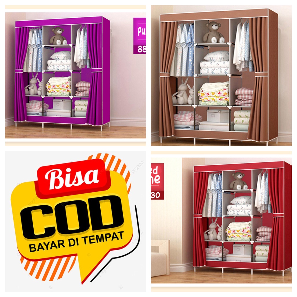 Jual Lemari Kain Serbaguna Lemari Pakaian Dan Dewasa Lemari Portable ...