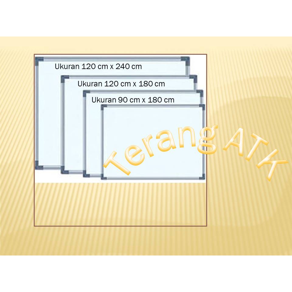 Jual Whiteboard Magnetic Gantung Merek Sakura [variant ukuran 3 ...