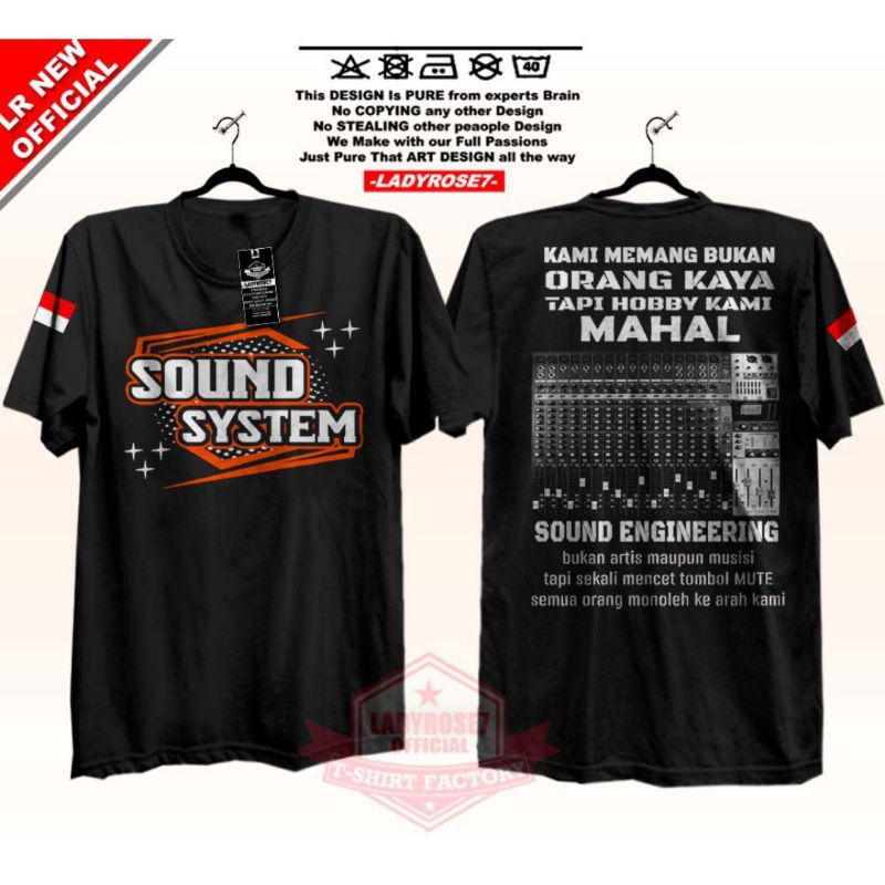 Jual Kaos Sound System Audio OSS Operator Sound System Gantung | Shopee ...
