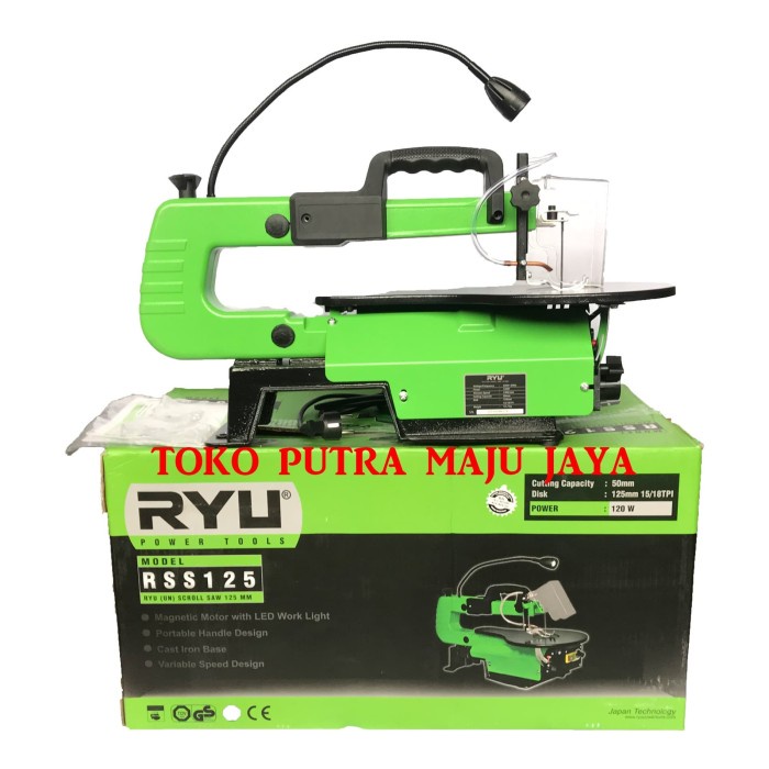 Jual Mesin Scroll Saw Ryu Tekiro / Mesin Gergaji Meja Ukir Kayu RSS125 ...