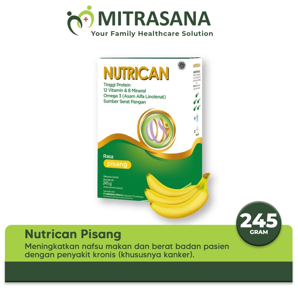 Jual Nutrican 245 Gram - Nutrisi Tinggi Energi dan Protein | Shopee Indonesia