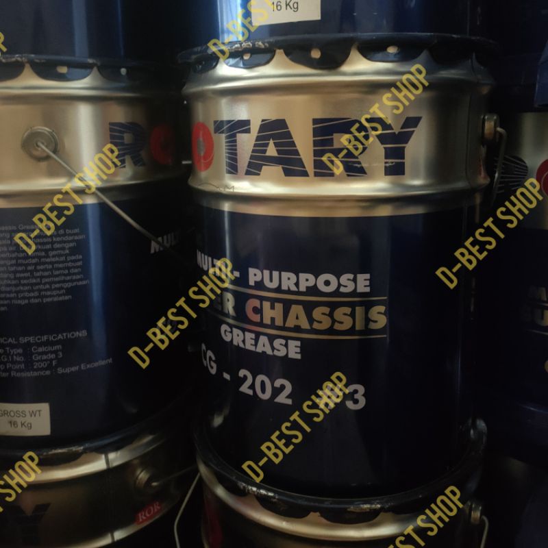 Jual Stempet/ gemuk/ Grease ROTARY kaleng - 16 kg | Shopee Indonesia
