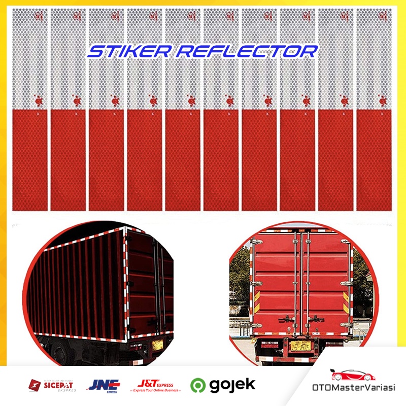 Jual Stiker Reflector Kir Dishub Pemantul Cahaya Warning Sign Mata ...