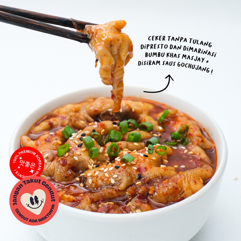 Jual Masjay Dakbal Ceker Tanpa Tulang Saos Gochujang 180gr (Khas Korea ...