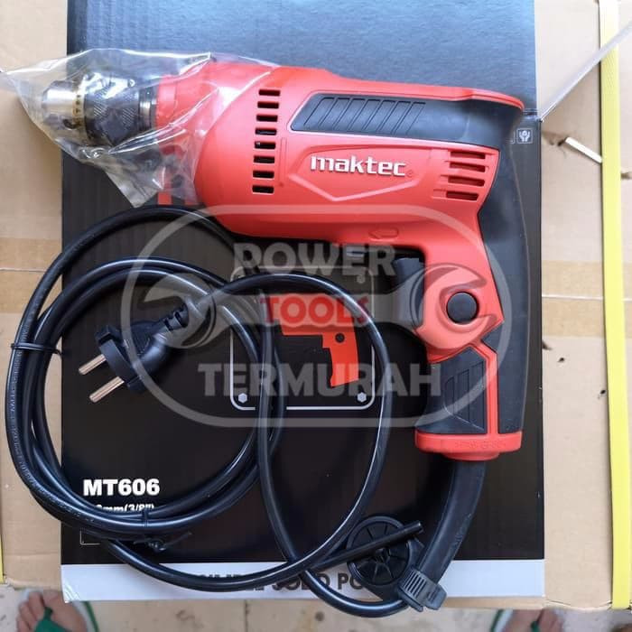 Jual MESIN BOR BESI KAYU 10 MM MAKTEC MT 606 MT606 MAKASSAR GARANSI | Shopee Indonesia