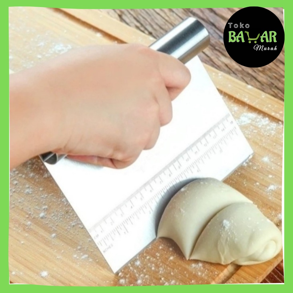 Jual Scraper Stainless Steel Anti Karat / Scraper Besi Pemotong Adonan ...