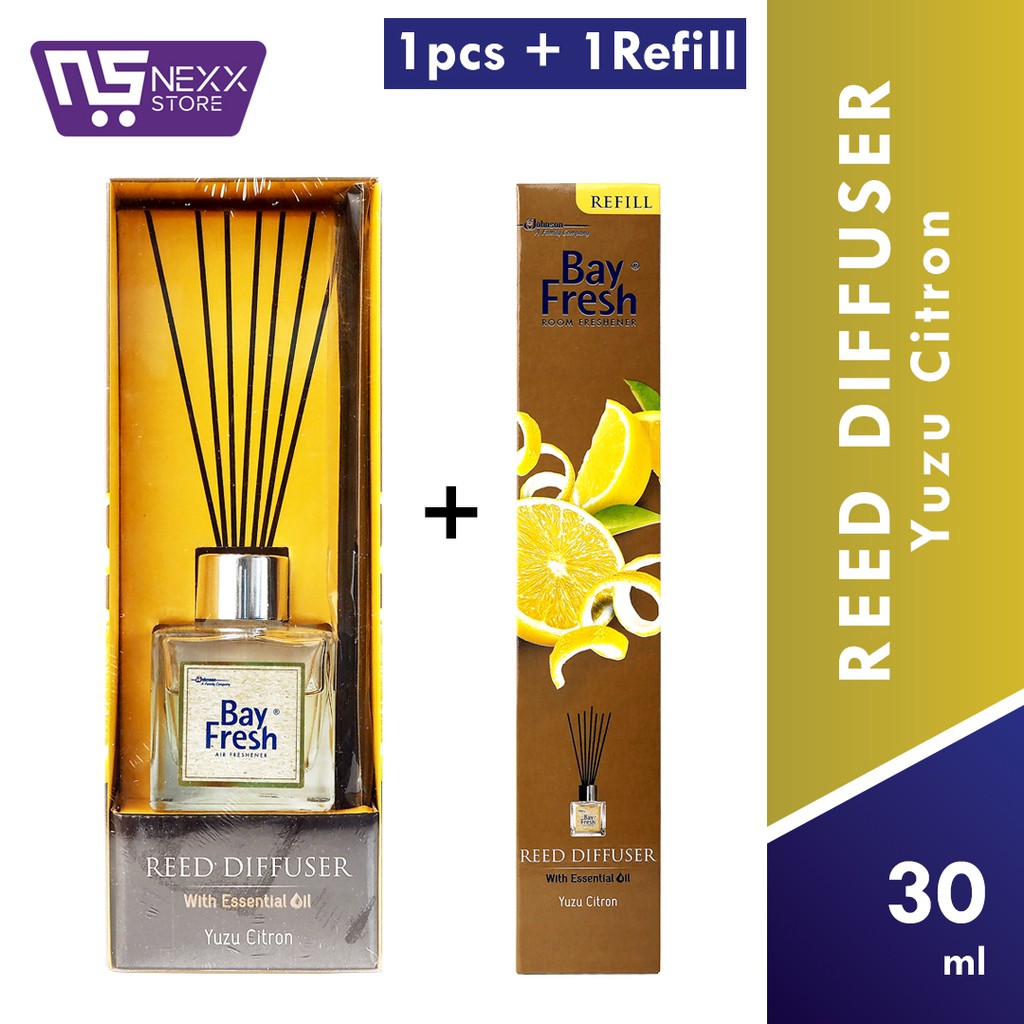 Jual Paket Hemat - BAYFRESH Reed Diffuser - REG + REFILL - Yuzu Citron ...