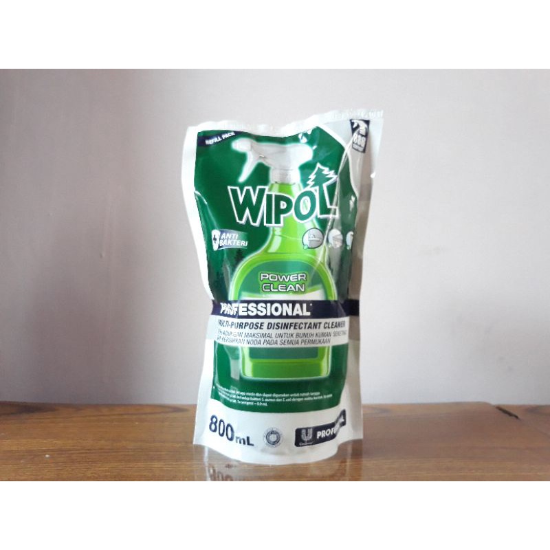 Jual Wipol Professional Multipurpose Disinfectant Cleaner 800ML Pouch ...