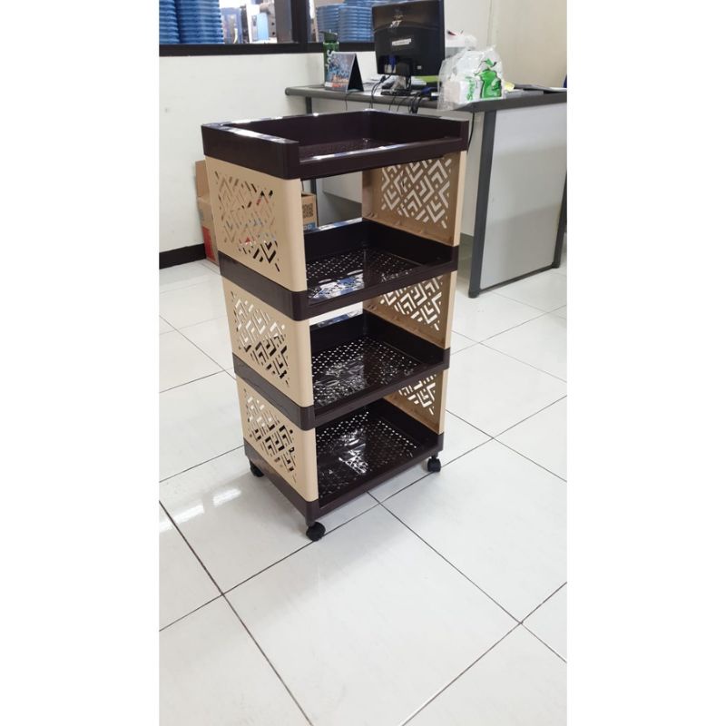 Jual Rak 4 Susun Ada Roda / Rak Plastik 4 Susun / Rak Serbaguna ...