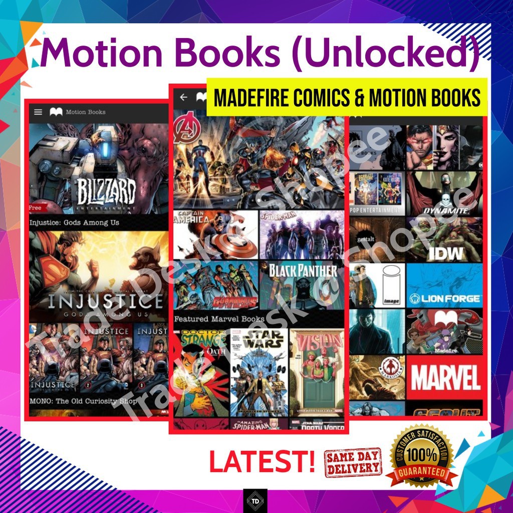 Jual Komik Comic Madefire Comics & Motion Books (Unlocked) | Shopee ...