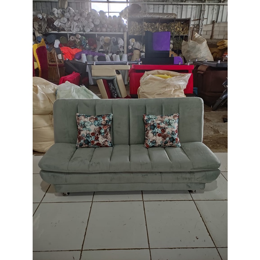Jual SOFABED BLUDRU / SOFA SANTAI SOFABED KALEP | Shopee Indonesia